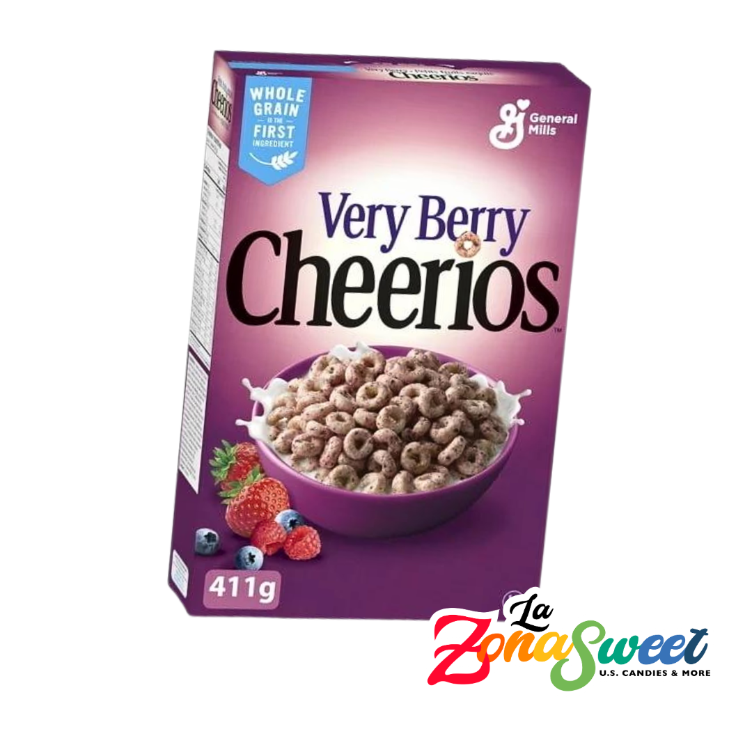 Cereal Cheerios Very Berry (411g) | GENERAL MILLS - LA ZONA SWEET – La ...