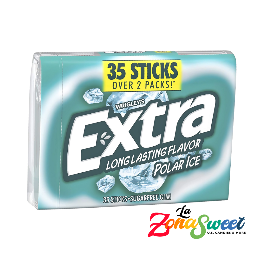 Chicles EXTRA Polar Ice Sugar Free (35pz) | MARS - LA ZONA SWEET – La ...